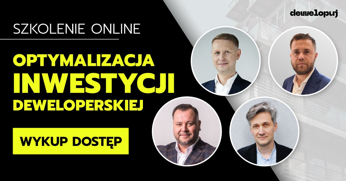 Optymalizacja inwestycji deweloperskiej - Dewelopuj